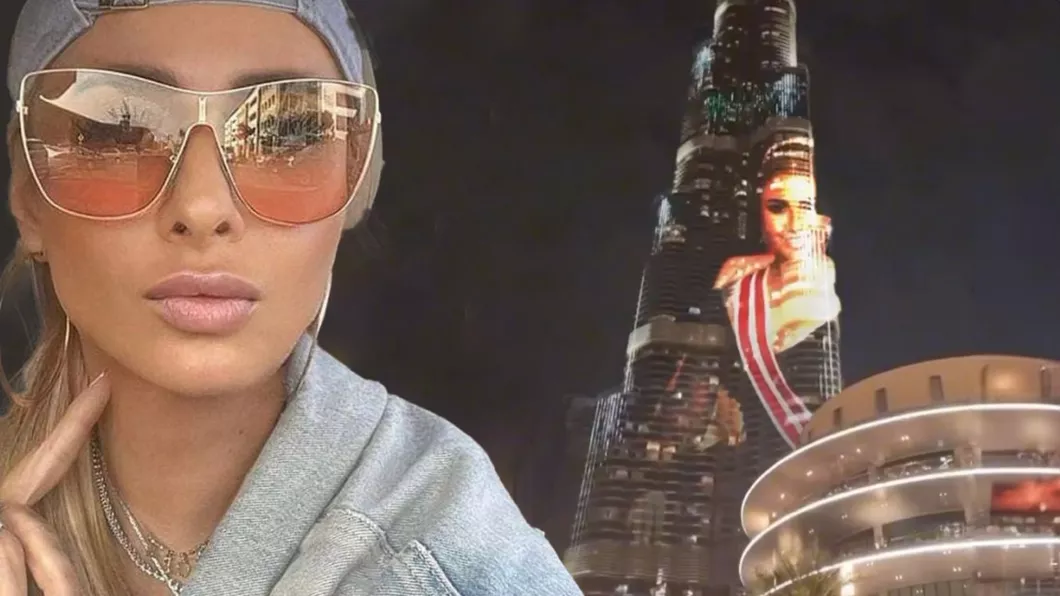 Anamaria Prodan a ajuns pe Burj Khalifa! Cât a cheltuit iubitul ...
