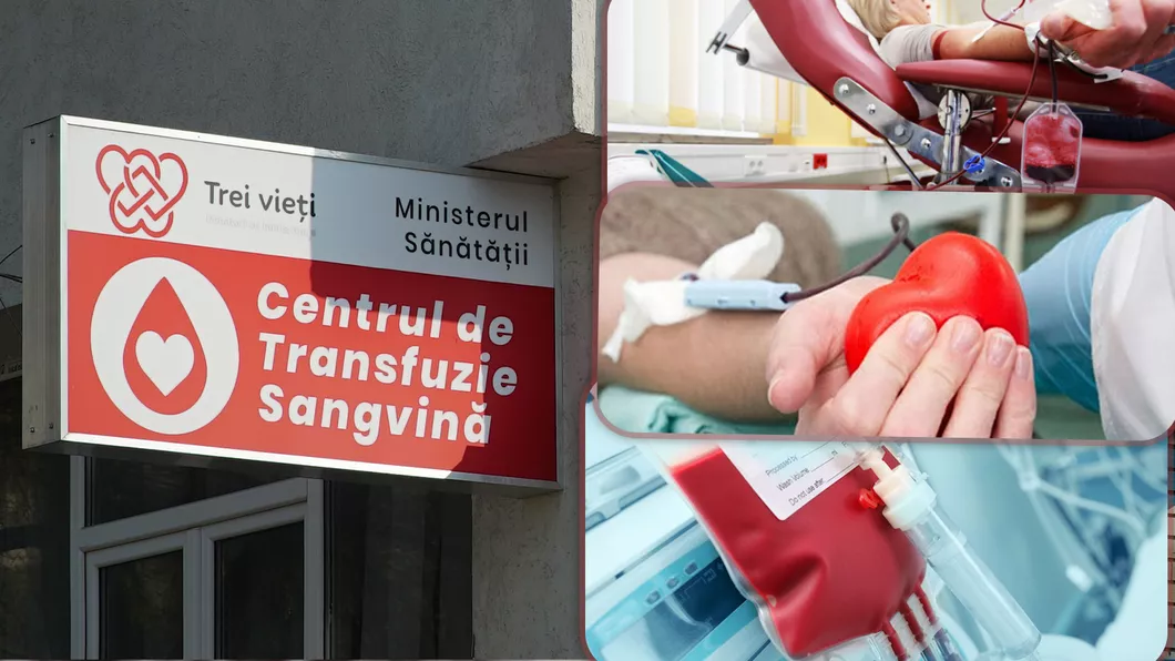 La Centrul de Transfuzie Sanguină din Iași se poate dona fără