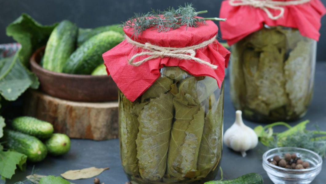 Frunze de vie la borcan. Cum să le congelezi și să le pui la murat ...