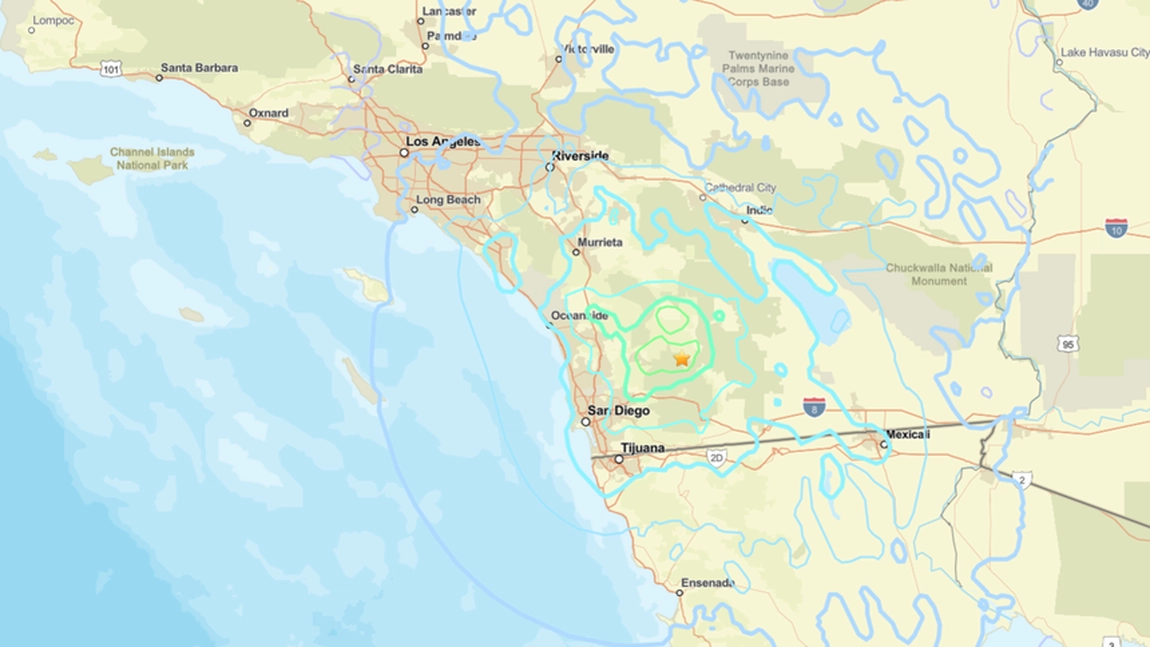 Cutremur puternic în California, lângă San Diego. S-a trimis alertă de ...