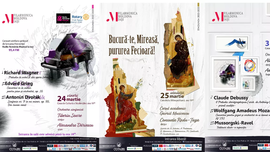 Filarmonica „Moldova” Iași: Concerte în perioada 24 – 31 martie 2023 ...