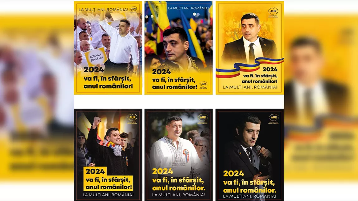George Simion a distribuit mii de flyere cu partidul AUR în cutiile ...