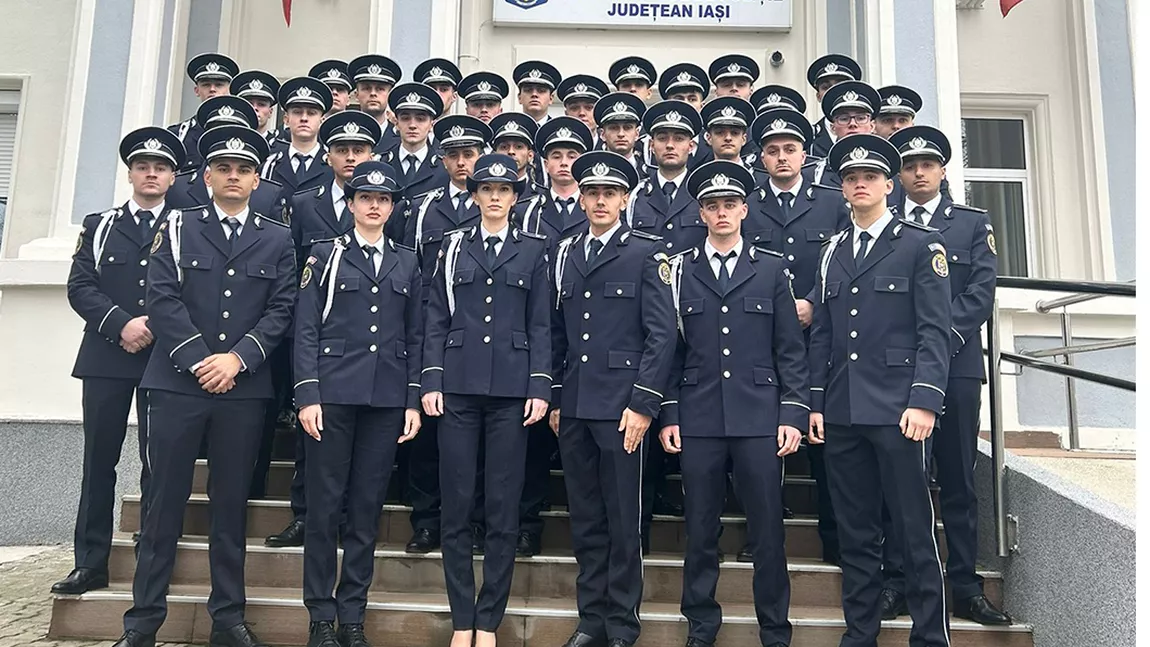 IPJ Iași urează bun venit celor 39 de absolvenți ai școlilor de agenți ...