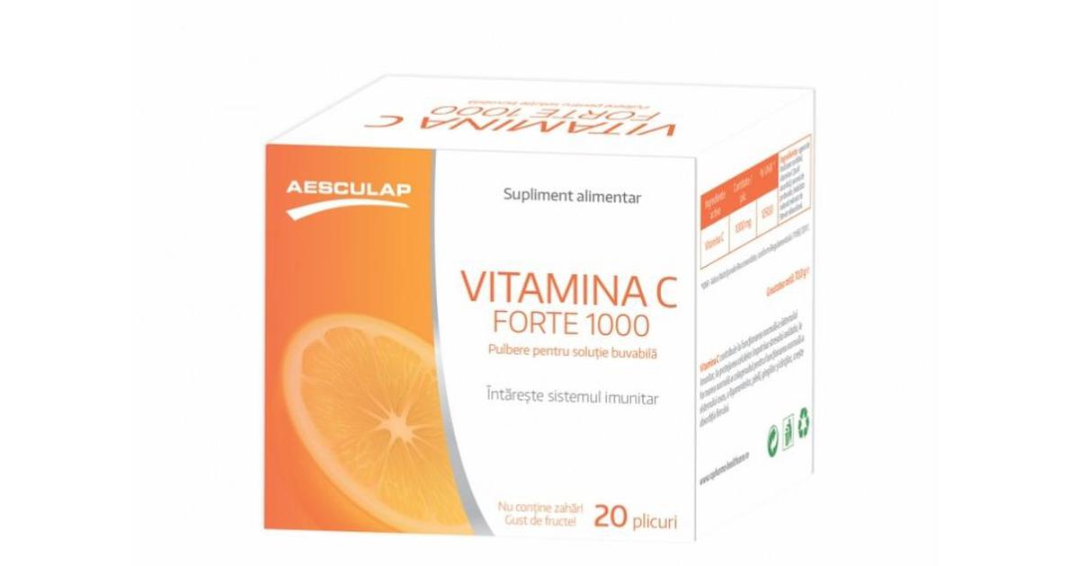Farmaciile Ropharma - Doza zilnică de imunitate – Vitamina C Forte 1000 ...