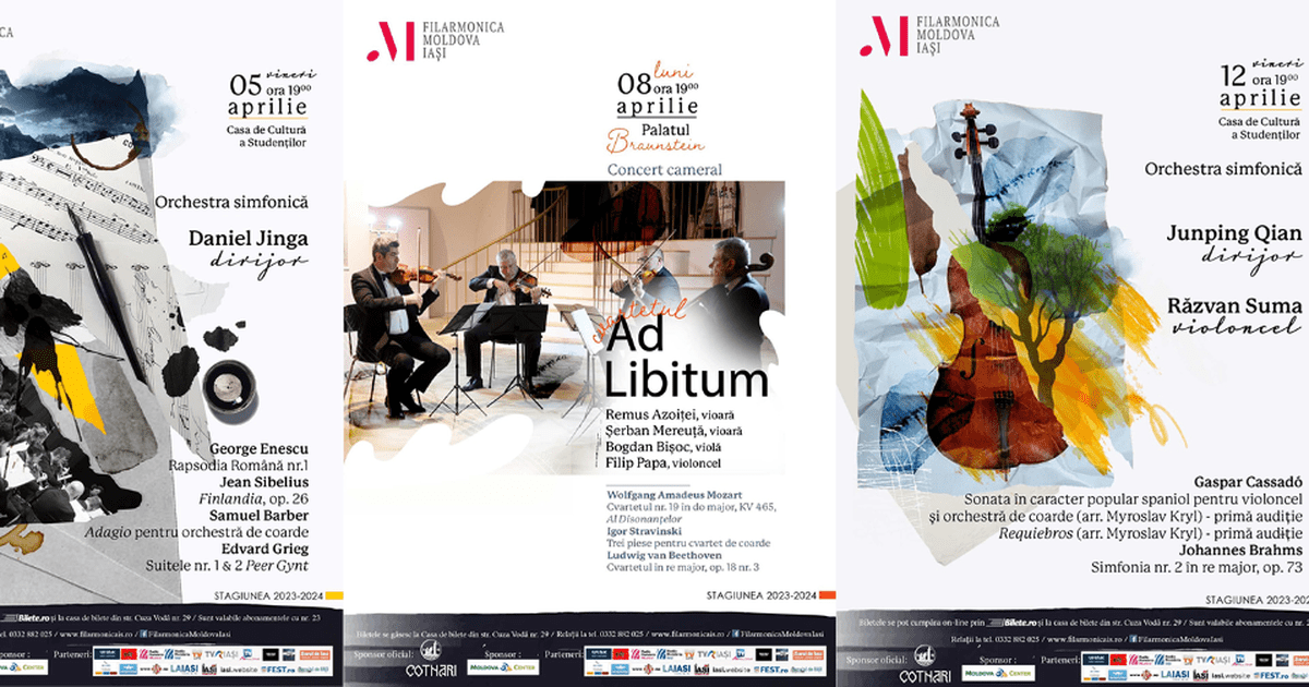 Concerte de neratat în luna aprilie susținute de Filarmonica Moldova ...