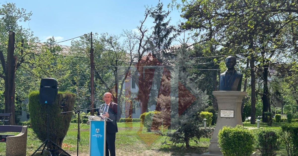 Dezvelirea bustului lui Vespasian Pella, la Universitatea „Alexandru ...
