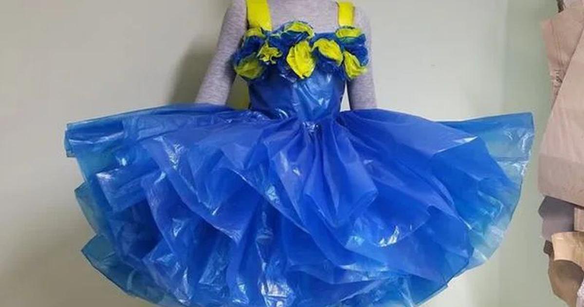 Costume din materiale reciclabile pentru fete. Soluții ecologice și ...