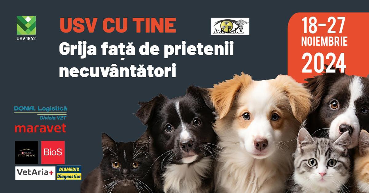 Peste 200 animale de companie vor fi consultate sau vaccinate, în mod ...