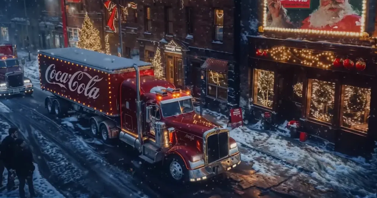 Celebra reclamă Coca-Cola de Crăciun, făcută cu ajutorul AI, a fost ...