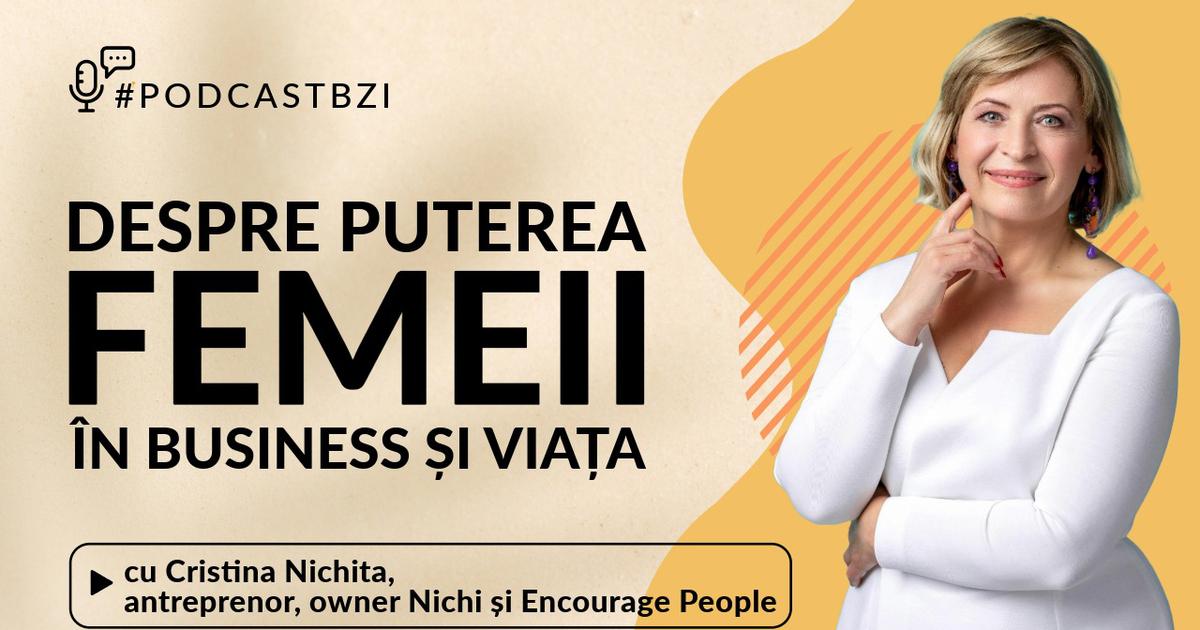 LIVE VIDEO - Cristina Nichita, antreprenor, owner Nichi și Encourage ...