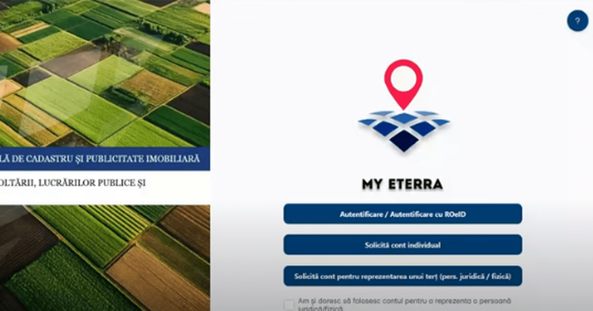 De luni, proprietarii pot obține gratuit extrase de carte funciară prin ...