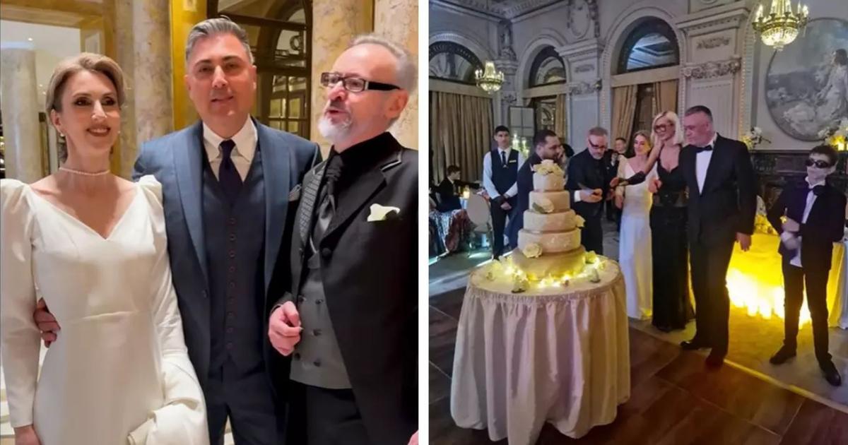 Mihai Albu a făcut nuntă pentru a doua oară. Mihaela Borcea i-a fost ...