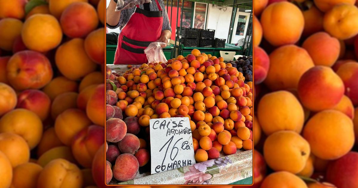 Țeapă de proporții în piețe! Tone de caise false sunt vândute pe tarabe ...