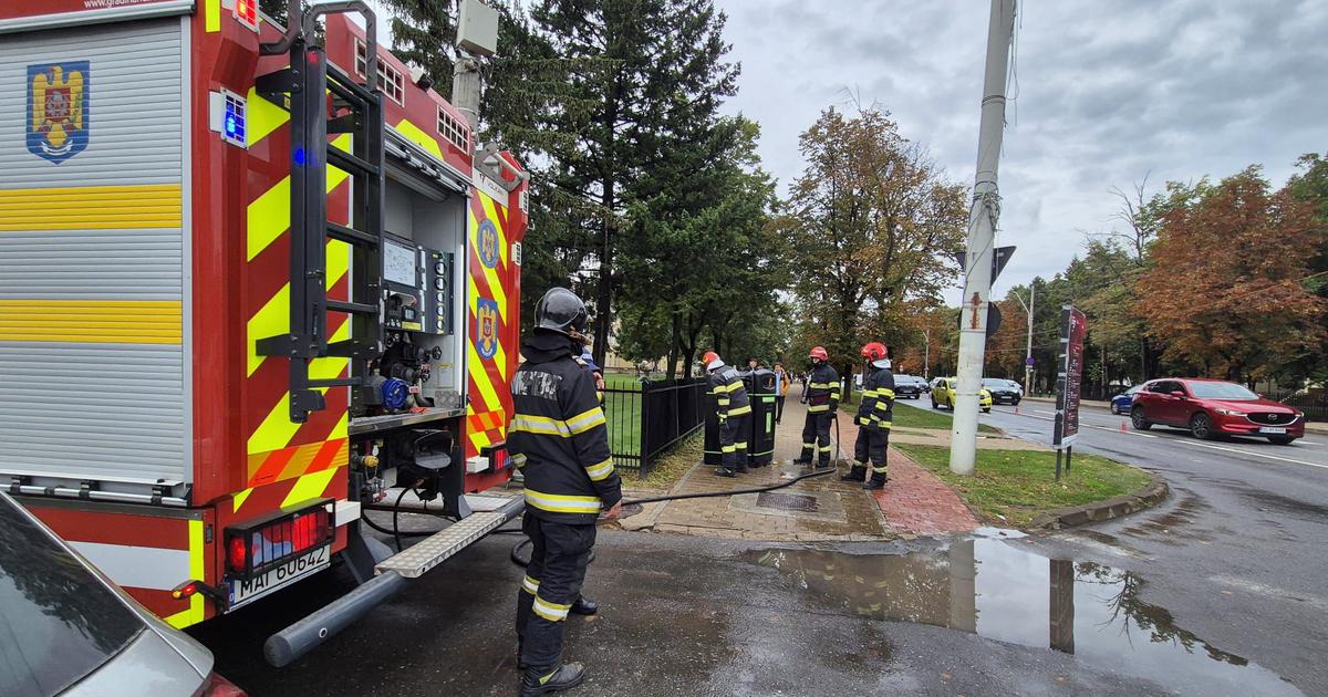Incendiu la un tomberon stradal în municipiul Iași! Intervenție rapidă ...