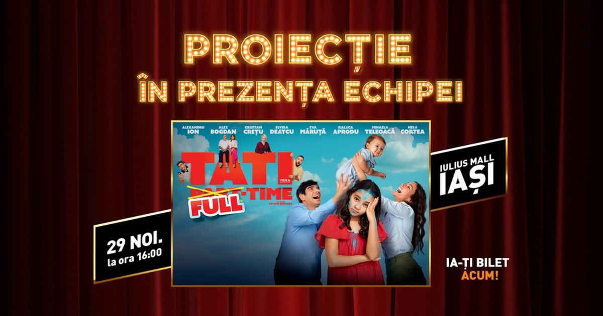 Pavel Bartoș, Eva Măruță și Alex Bogdan vin la Cinema City din Iulius ...