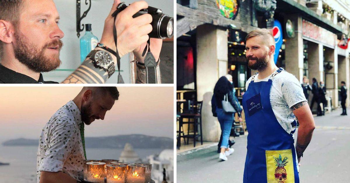 Radu Ionel, ospătarul din Iași care a muncit în Santorini în localuri ...