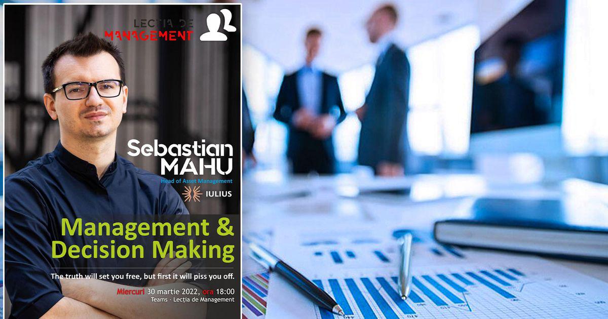 Studenții FEAA din Iași pot participa la o lecție de management condusă ...