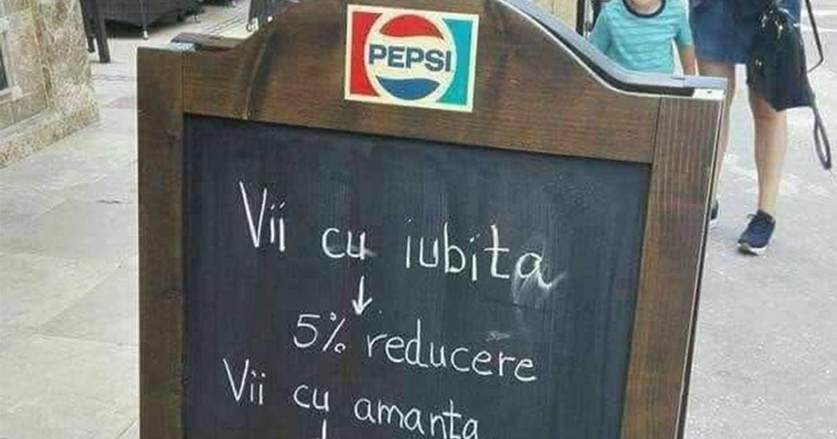 Anunțul viral scris cu cretă de proprietarul unui local din România ...