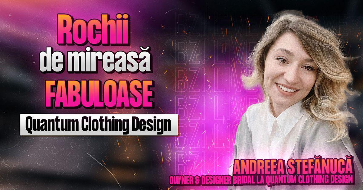 LIVE VIDEO - În căutarea rochiei de mireasă perfecte? Andreea Ștefănucă, owner & designer ...