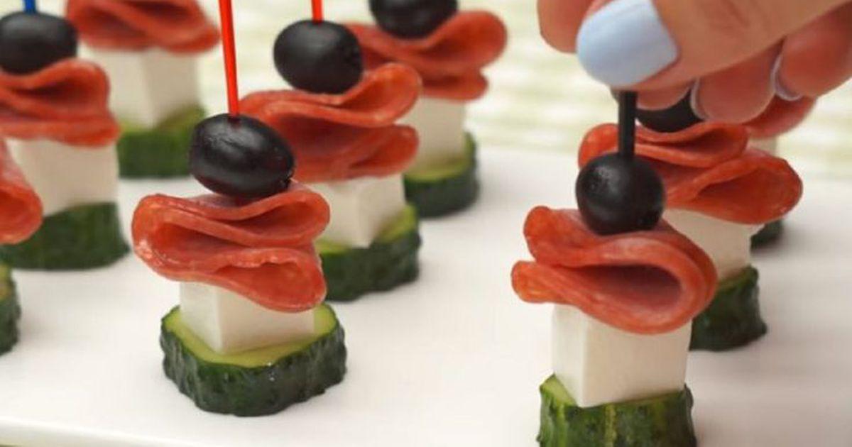 Gustările actuale și creative: aperitivele pe scobitori