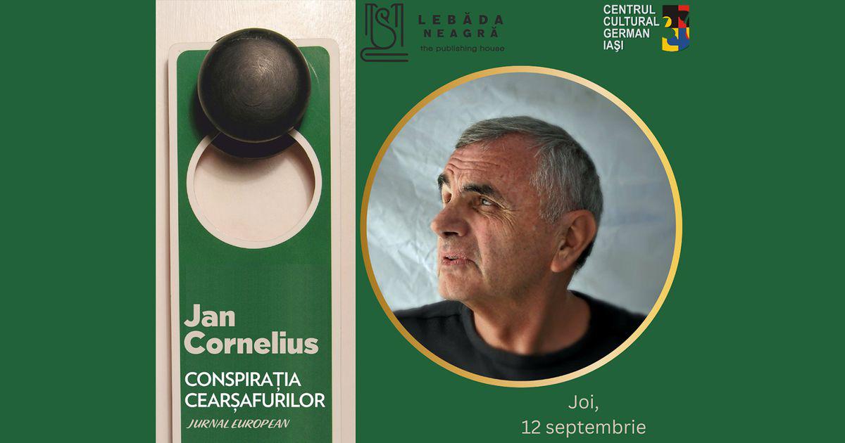 Scriitorul Jan Cornelius își lansează volumul „Conspirația
