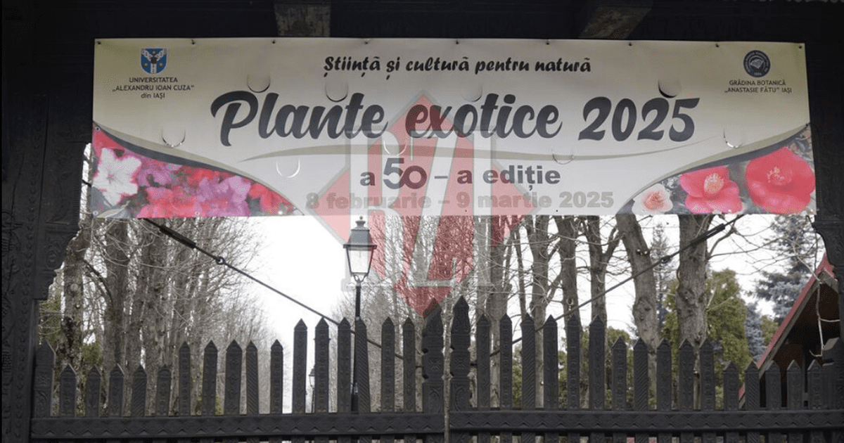Eveniment deosebit în Grădina Botanică din Iași! A început cea de-a 50-a ediție a Expoziției de ...
